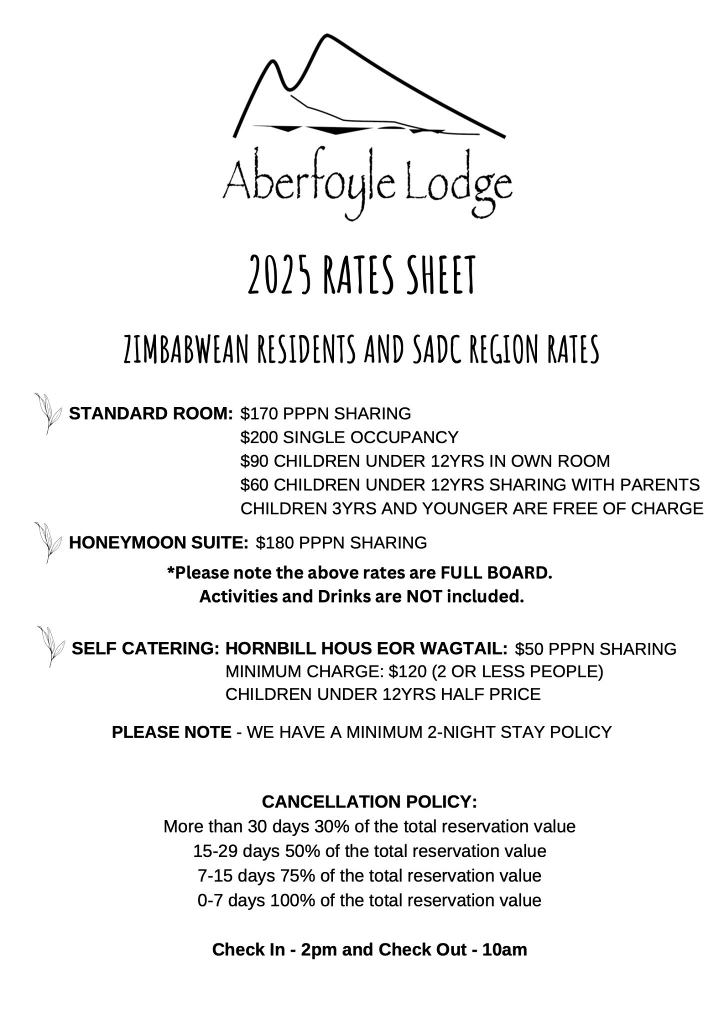 Contact Us - Aberfoyle Lodge